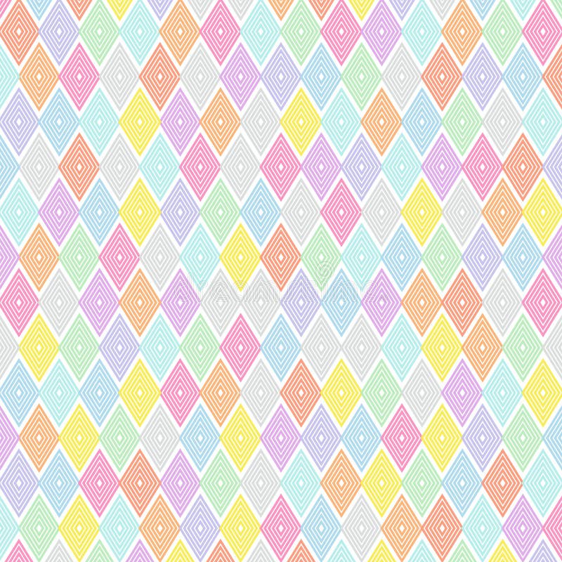 Colorful Parallelogram Pattern Design Stock Illustration - Illustration ...