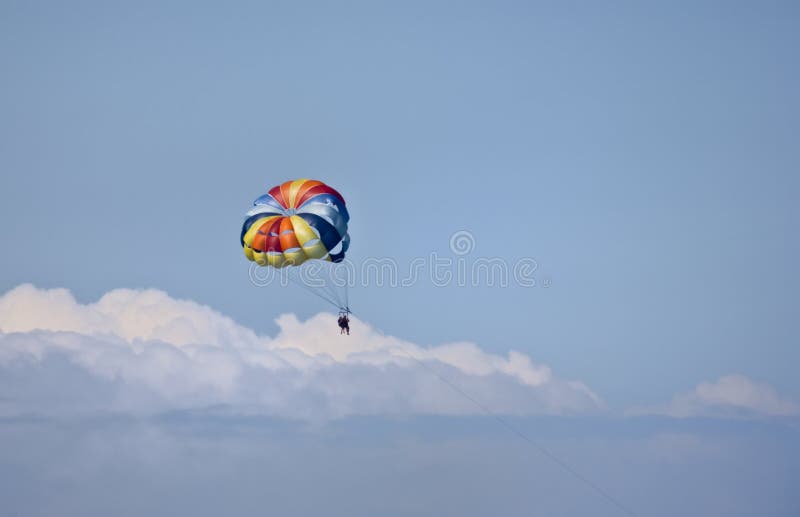 Colorful Parasail stock photo. Image of colorful, clouds - 7580562