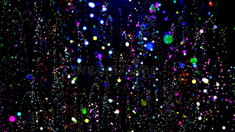 Colorful particles stock illustration. Illustration of look - 94070335