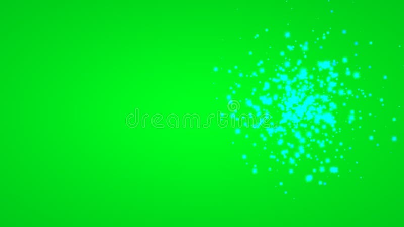 Colorful Particles on Green Screen Stock Footage - Video of bright ...