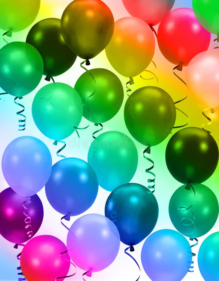 Colorful party balloons stock photo. Image of game, detail - 4382290
