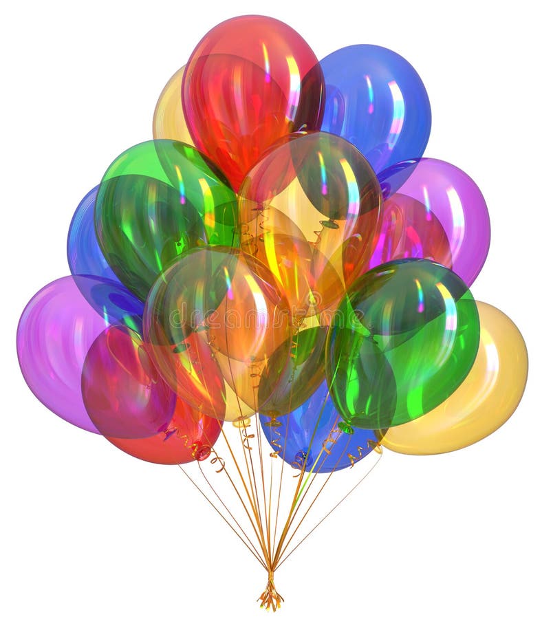 Colorful Party Balloons Stock Illustrations 34 420 Colorful Party