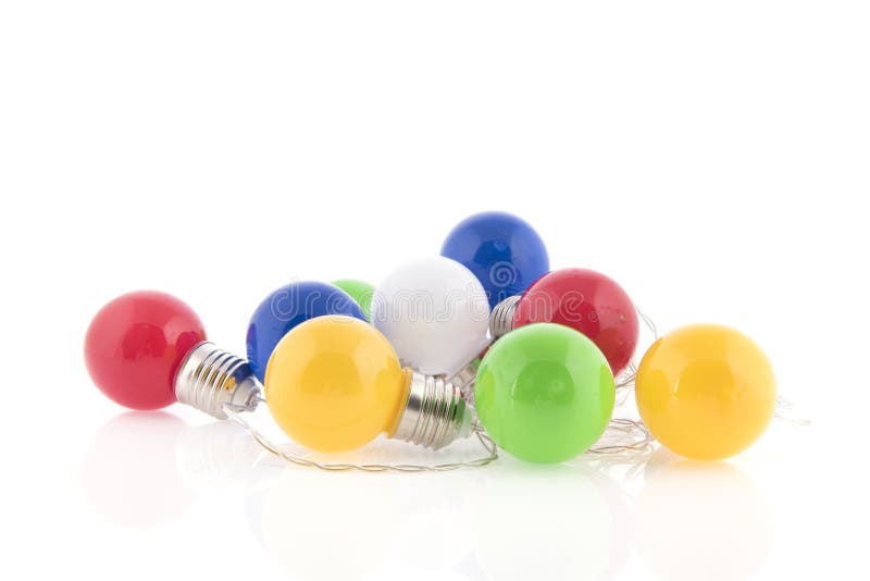 Colorful party lights stock photo. Image of bulbs, festive - 97922722