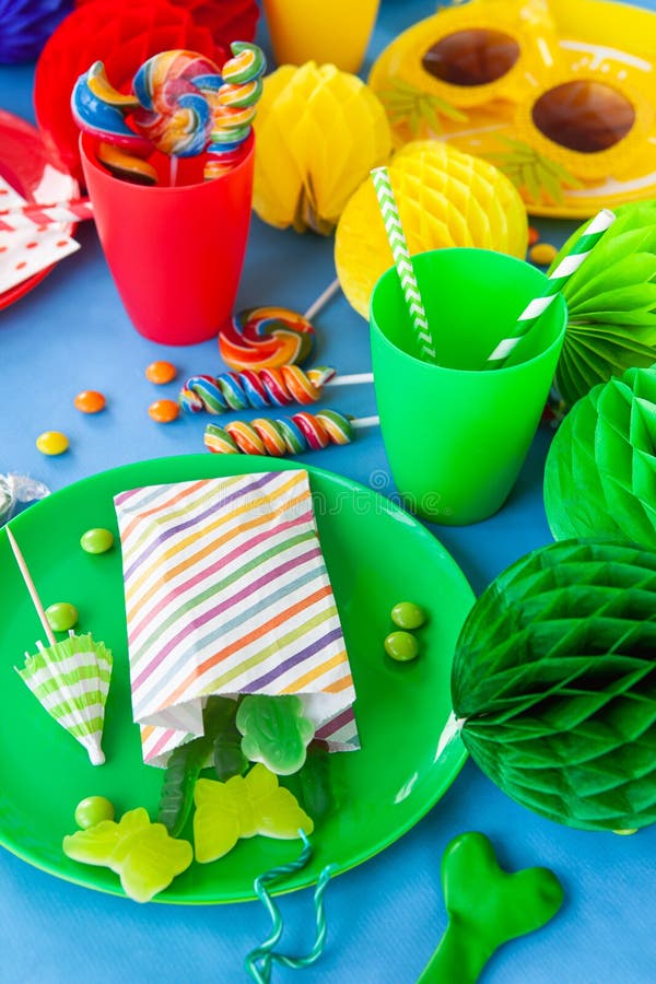 Colorful party props stock photo. Image of ribbons, party - 28531976