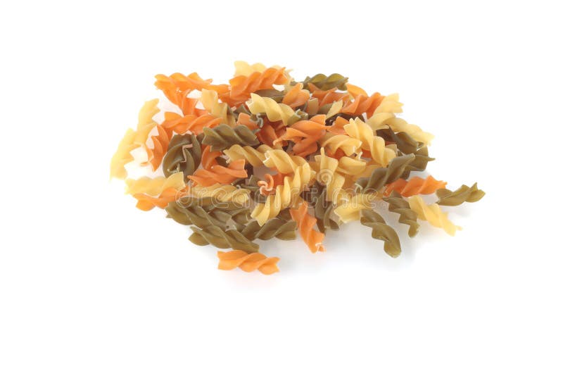 Colorful Pasta Is Packed In Cellophane Packaging. Abstract Pasta ...