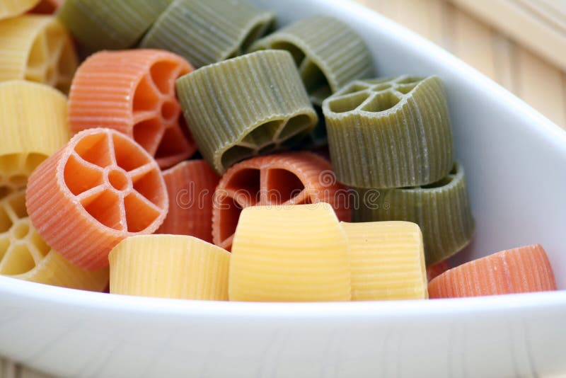 Colorful pasta stock photo. Image of yellow, coloured - 4952234