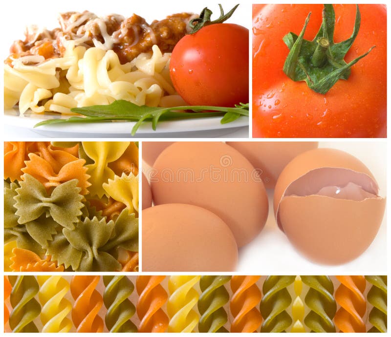 Colorful Pasta, Tasteful Food Stock Image - Image of flour, cooked ...