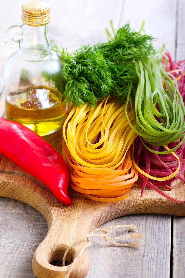 Colorful pasta stock image. Image of spinach, macaroni - 39394795