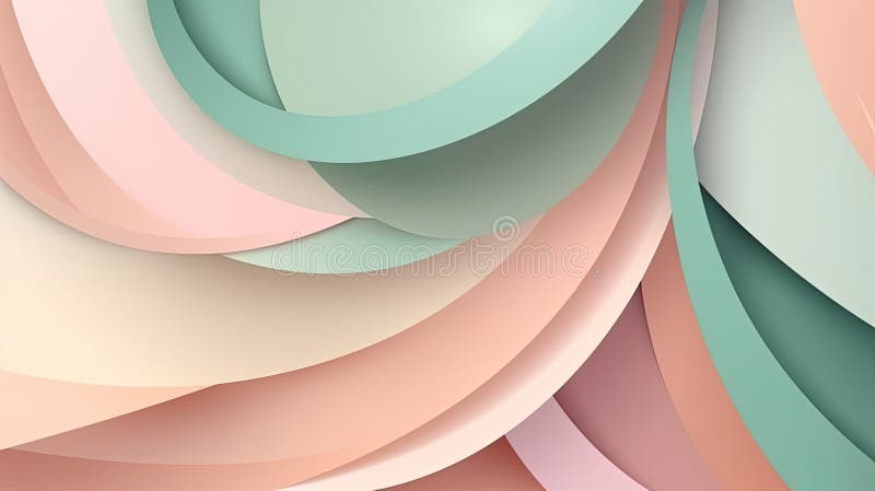 Colorful Pastel Abstract Background Banner for Cards or Web Design ...