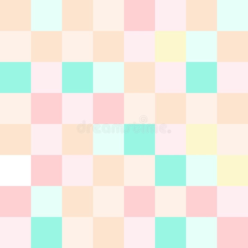 Pink and Green Pastel Checkerboard Pattern Background. Stock Vector ...