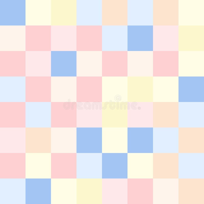 Blue, Orange, and Brown Checkerboard Pattern Background. Stock Vector ...