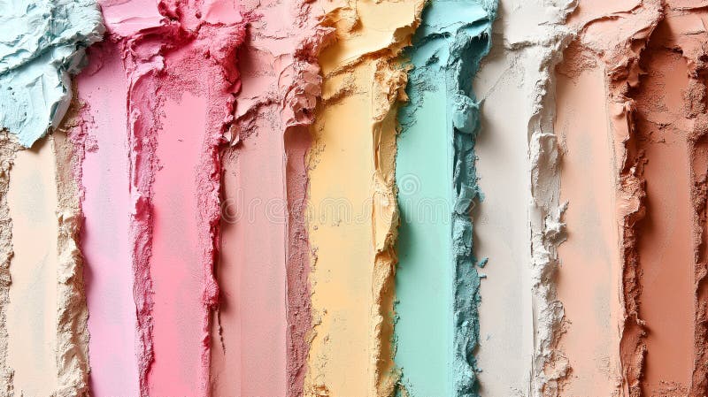 Colorful Pastel Makeup Texture Background for Creative Cosmetic Art and ...