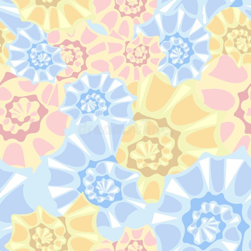 Sea Shells Flat Design Stock Illustrations – 790 Sea Shells Flat Design ...