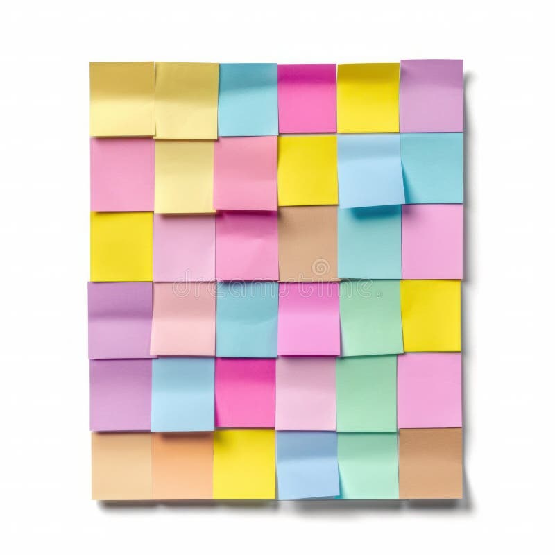 Colorful and Pastel Sticky Notes Straightly Arranged. Generative AI ... Colorful and Pastel Sticky Notes Straightly Arranged. Generative AI ...