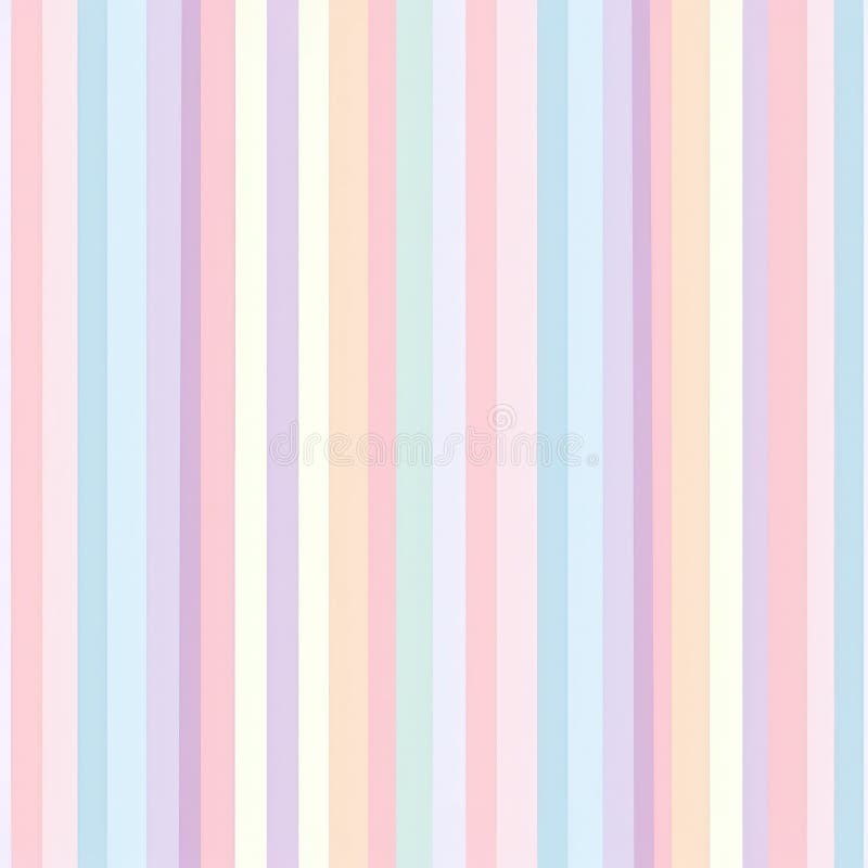 Colorful Pastel Striped Pattern Suitable for Various Creative Projects ...