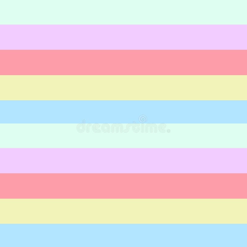 Colorful Pastel Stripes Texture. Seamless Background. Stock ...