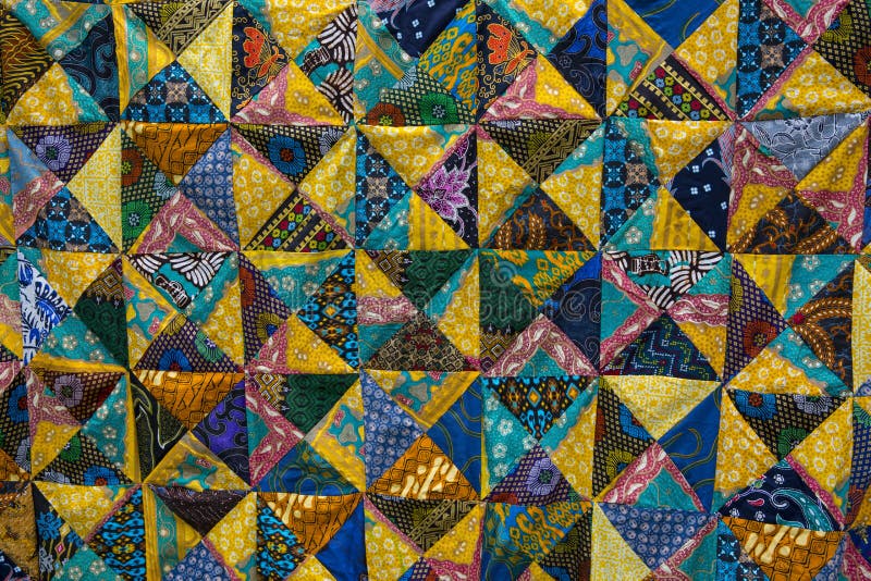 Colorful patchwork quilt stock photo. Image of squares - 79183198