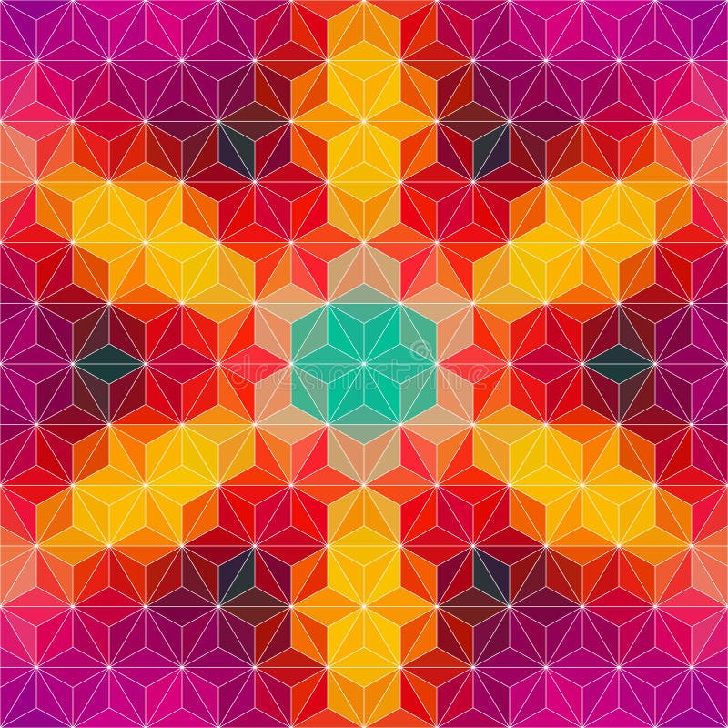 Colorful Pattern Background Stock Vector - Illustration of mosaic ...