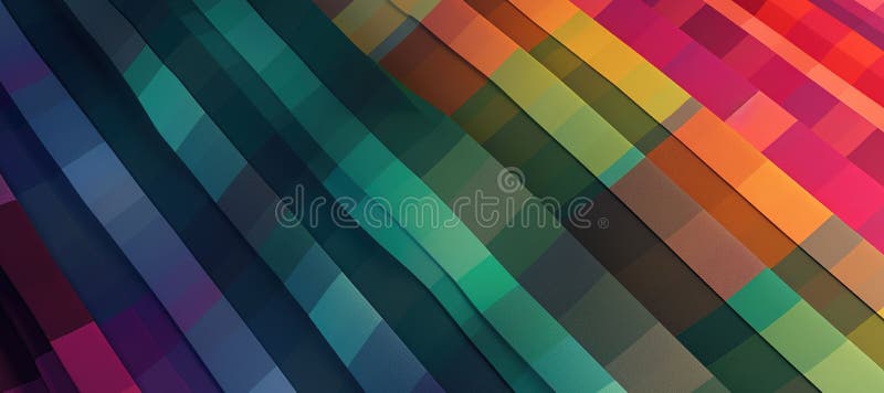 Colorful Pattern Box Lines Gradation Background Stock Illustration ...