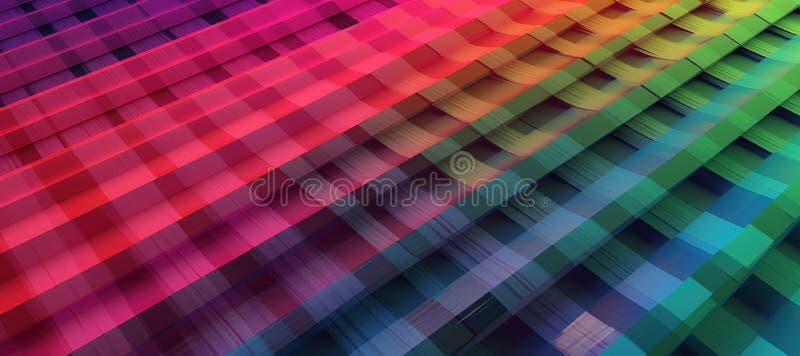 Colorful Pattern Box Lines Gradation Background Stock Illustration ...