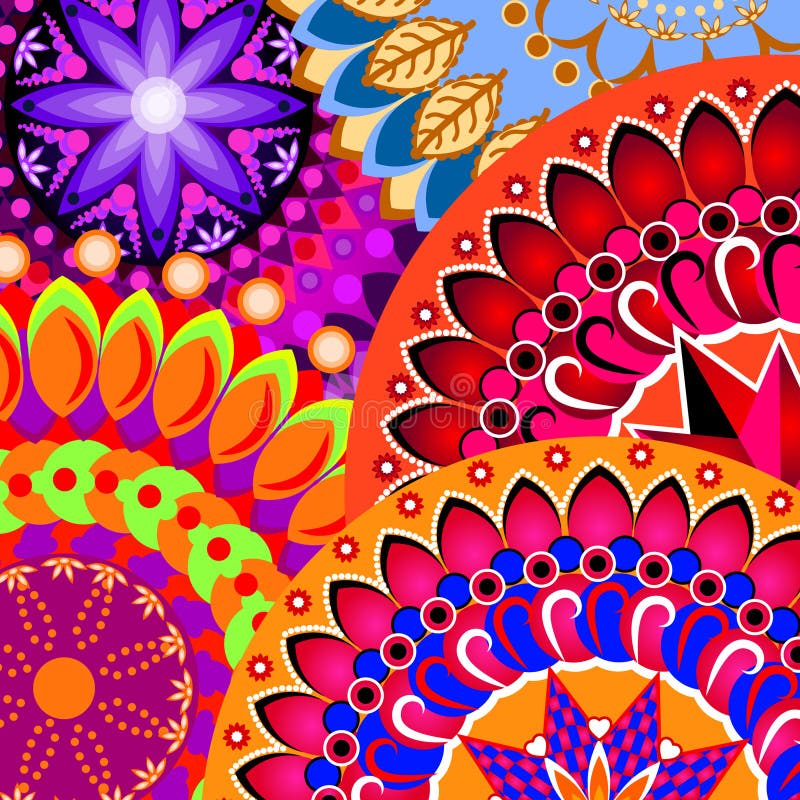 Colorful pattern stock vector. Illustration of design - 48110229