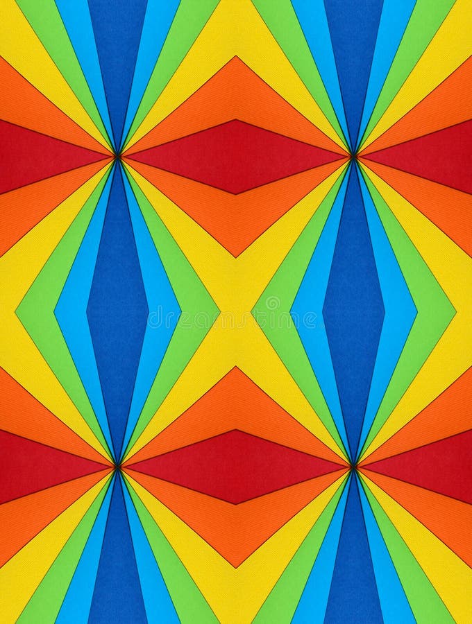 A Colorful Pattern of Multi-colored, Repeating Geometric Shapes Stock ...