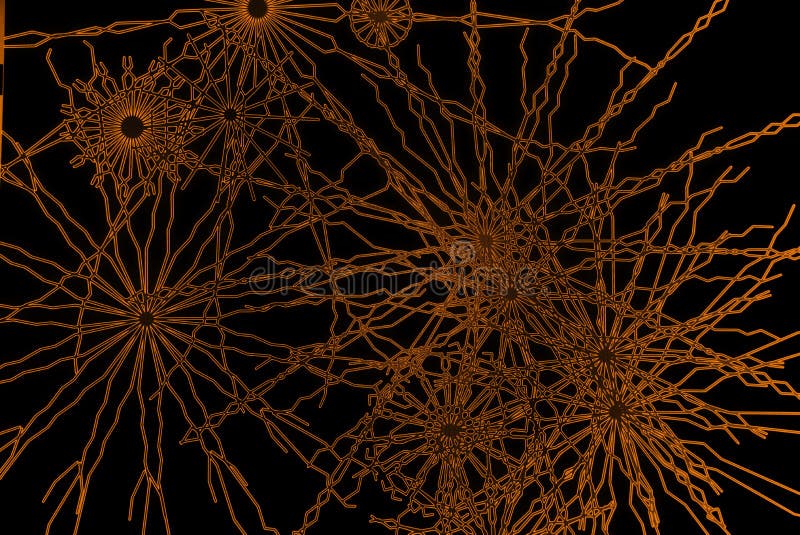 Spiders on Webs stock vector. Illustration of pattern - 26447010