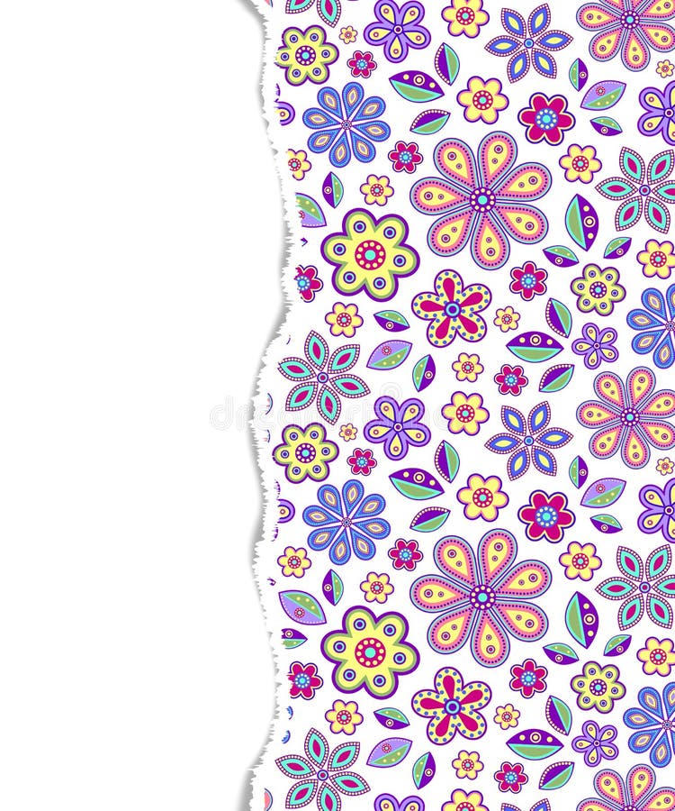 Colorful Pattern with Torn Paper Stock Vector - Illustration of ...