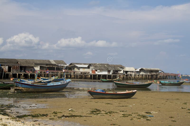 Colorful Pattern of Traditional Fisherman Boats Stock Photo - Image of ...