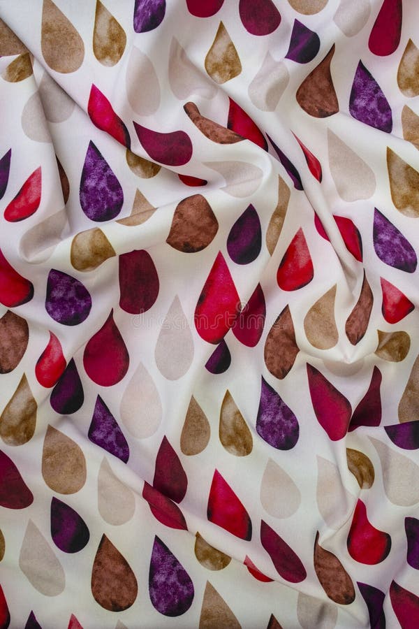 Colorful Patterned Fabric Wavy Texture, Abstract Backdrop Stock Image ...