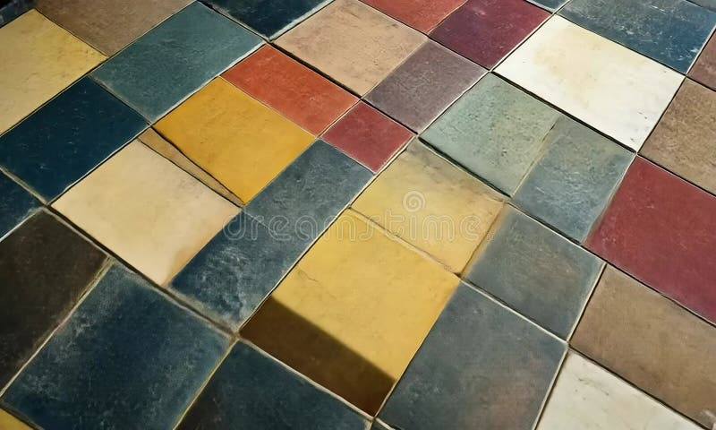 Colorful, Patterned Floor Tiles Stock Video - Video of traditional ...