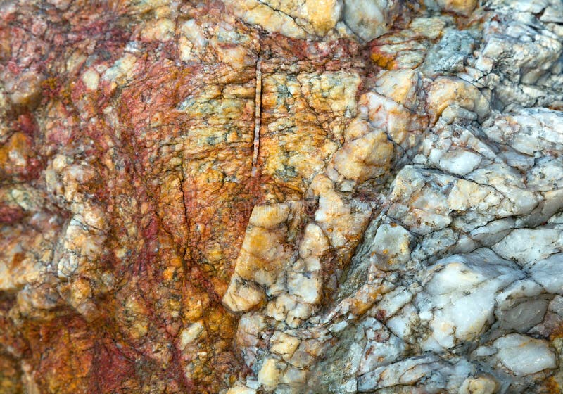 Colorful Patterned Stone Surface. Stock Image - Image of rock, macro ...
