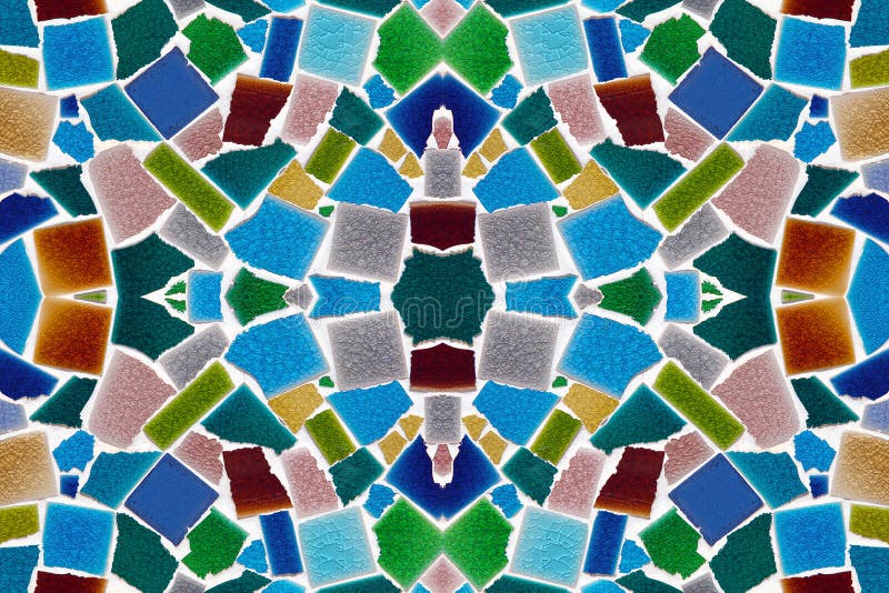 Colorful Patterns of Tiles. Stock Illustration - Illustration of ...