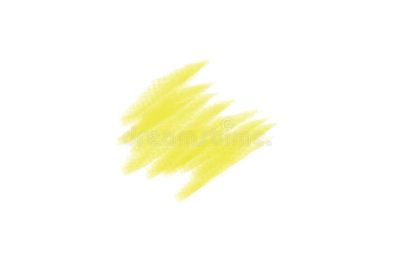 Yellow Coal Scribble on White Background Stock Illustration ...