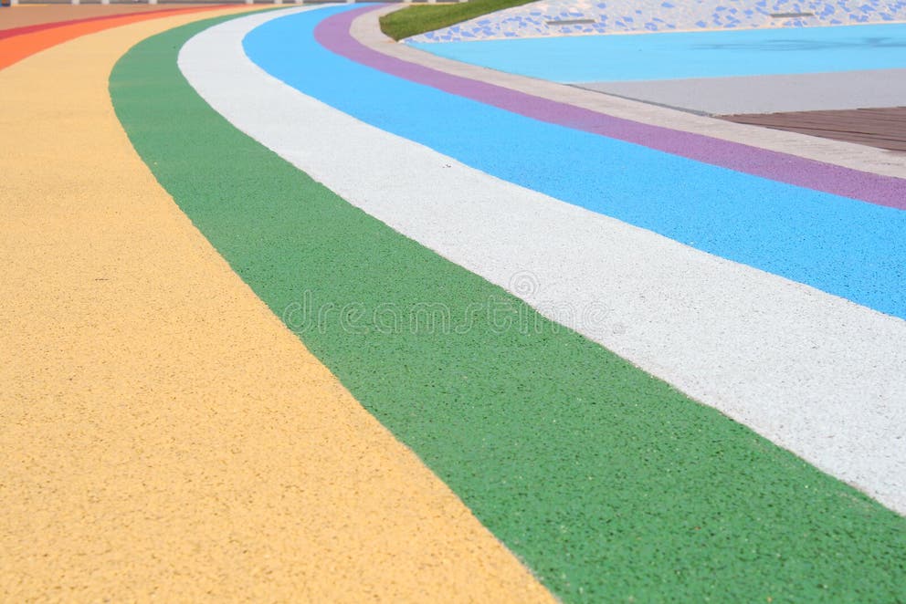 Colorful pavement stock image. Image of green, land, bright - 46188009
