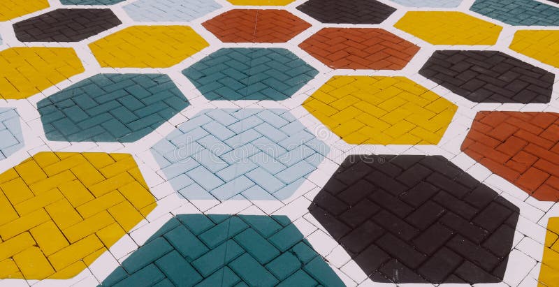Colorful pavement stock photo. Image of pavement, shape - 207633150