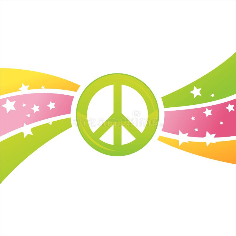 Colorful peace background stock vector. Illustration of object - 19538142