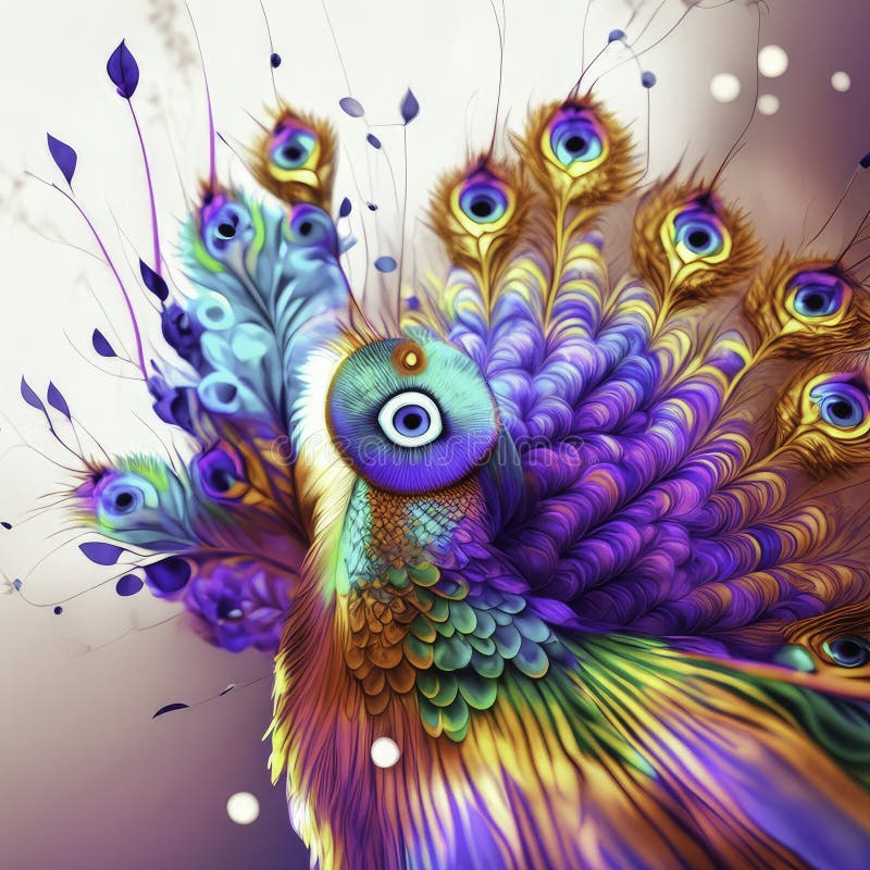 3d Peacock Feather Wallpaper