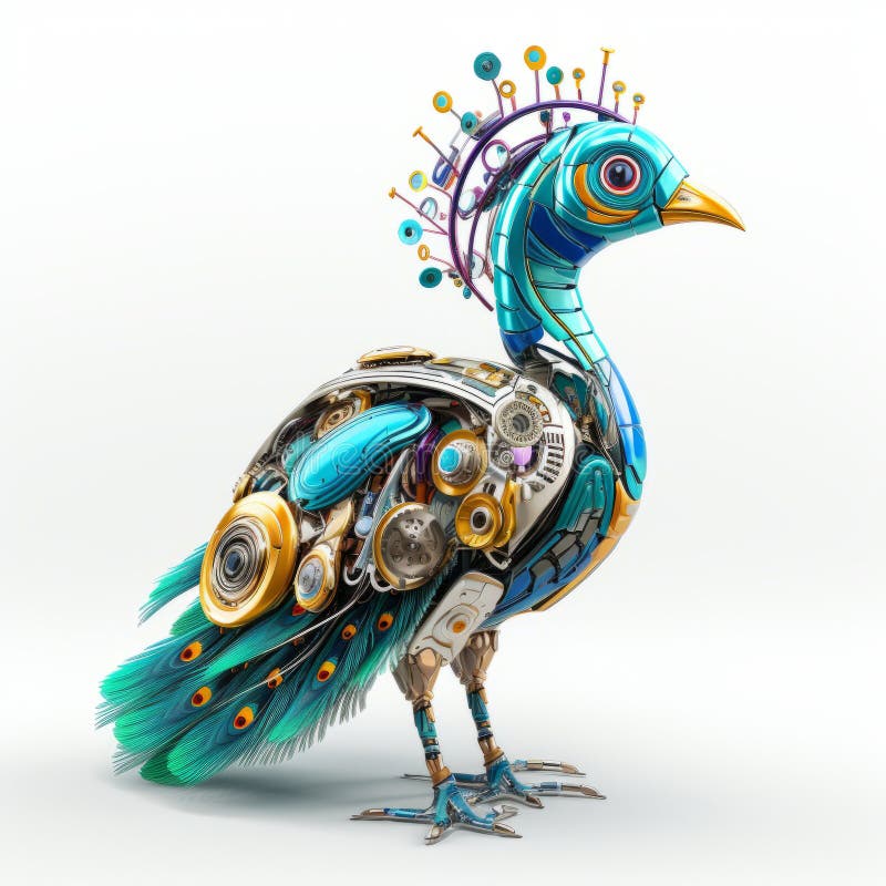Peacock Robot Stock Illustrations – 36 Peacock Robot Stock ...