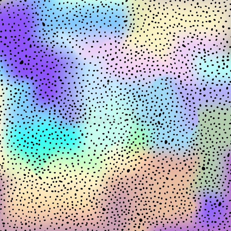 Colorful Pearl Background with Black Dots Stock Vector - Illustration ...