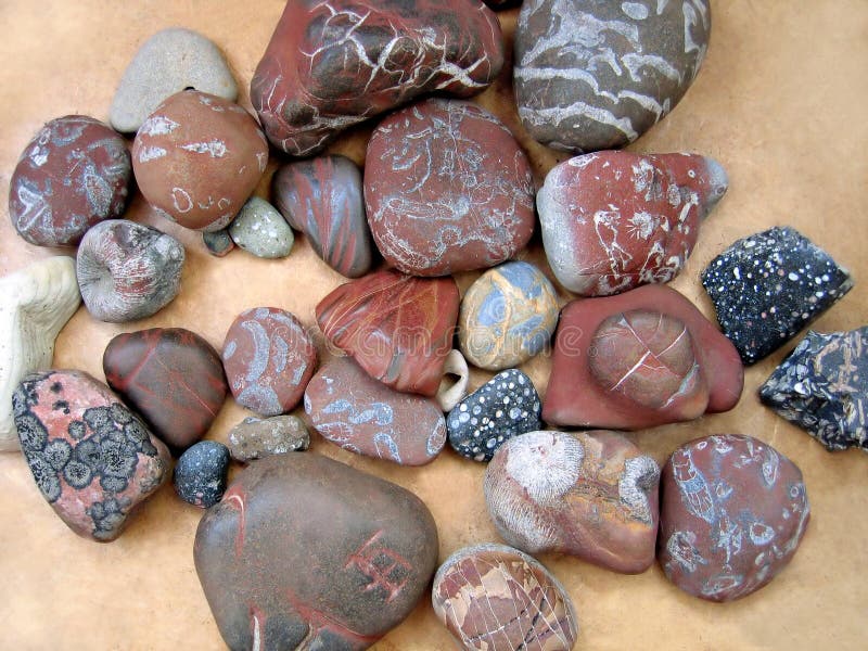 Colorful pebbles stock image. Image of closeup, geology - 12700755