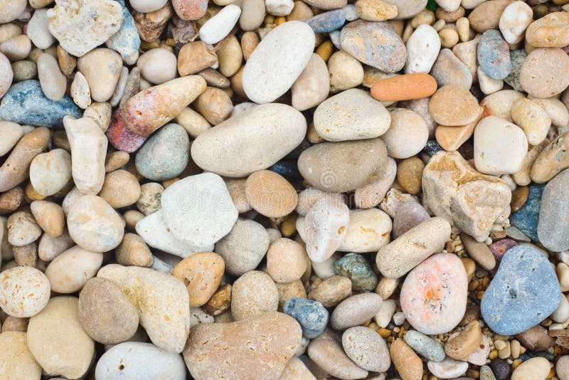 Colorful Pebbles on the Beach Stock Image - Image of rocks, stones ...