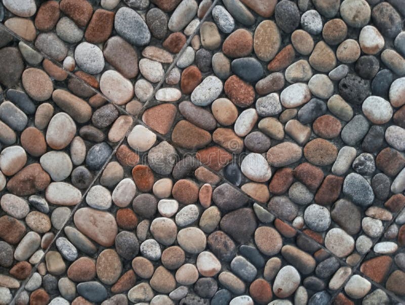 Colorful Pebbles Floor Texture Background. Abstract Pattern Made of a ...