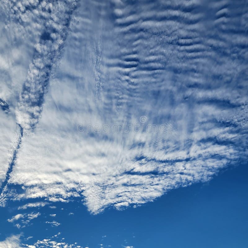 Colorful Peculiar Unusual and Strange Cloud Patterns Stock Photo ...