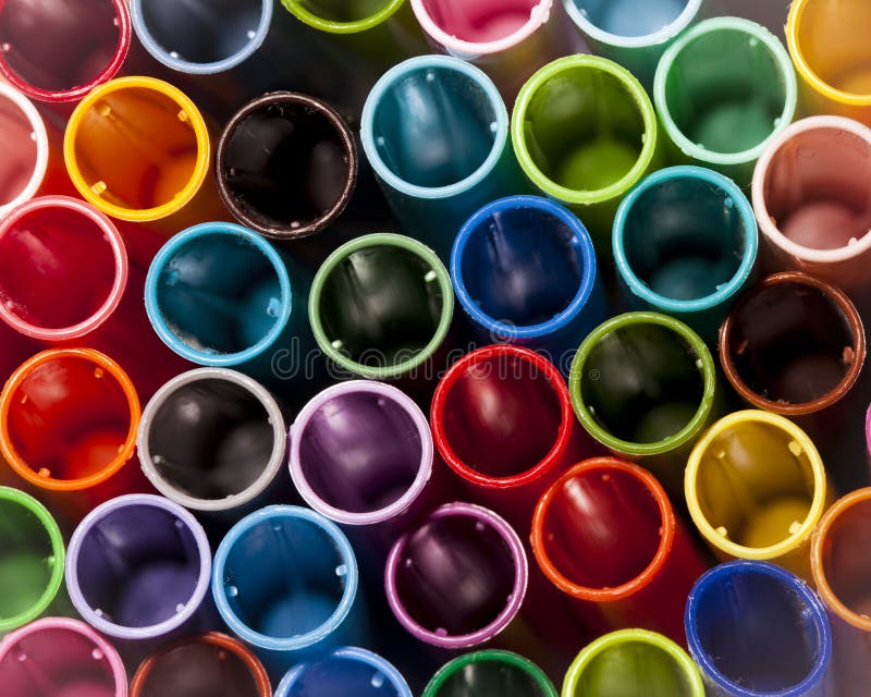 Colorful pen caps stock photo. Image of green, colour - 21181900