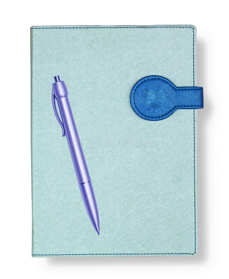 Colorful pen diary. stock photo. Image of closeup, design - 33995694