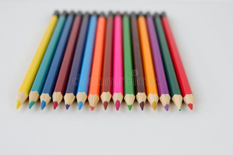 Colorful pencil stock photo. Image of close, colourful - 238425020