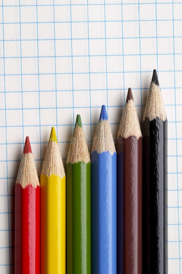 Colorful pencils stock image. Image of design, colours - 12076991