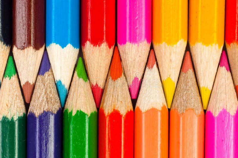 Colorful pencils stock image. Image of drawing, education - 20977787