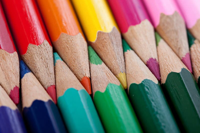 Colorful Pencils - Background Stock Photo - Image of collection ...